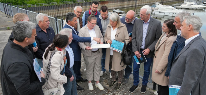 Marina Neuwied: WirtschaftsForum informierte sich über aktuellen Stand ...